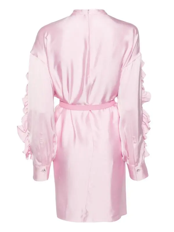JIL SANDER 129 Satin Midi Dress