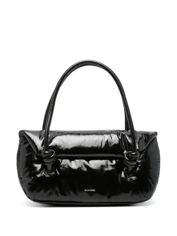 JIL SANDER Padded Leather Shoulder Bag