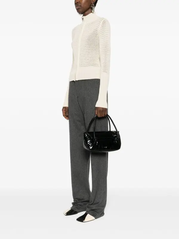 JIL SANDER Padded Leather Shoulder Bag