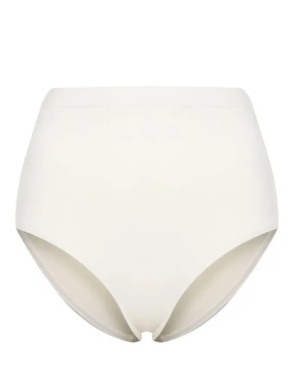 JIL SANDER High-waisted Bikini Bottom - White