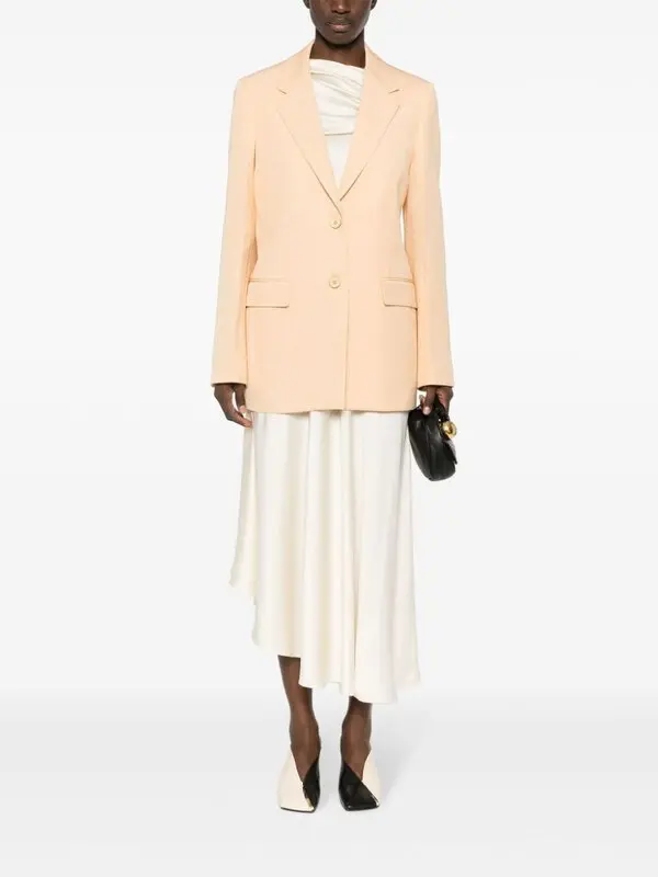 JIL SANDER Single-breasted Blazer - Orange