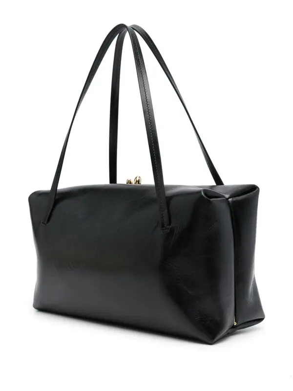 JIL SANDER Goji Shoulder Bag - Black