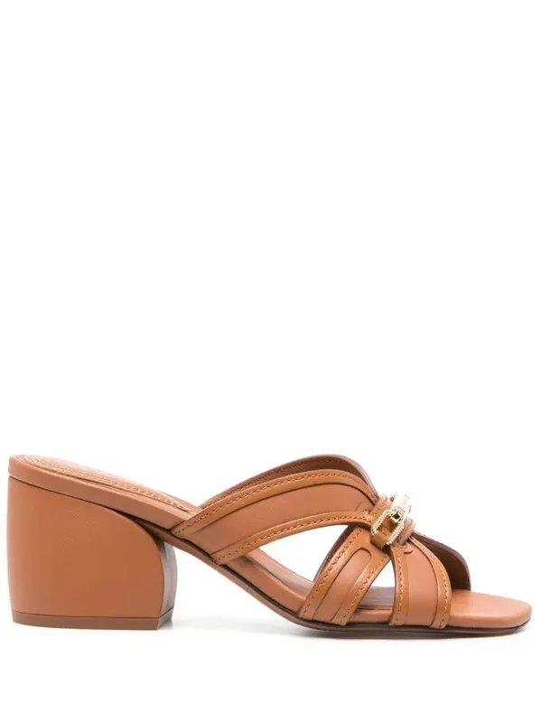 Zimmermann Prisma 65mm Leather Sandals