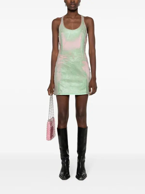 DIESEL® De-arlyn-s Laminated Mini Dress