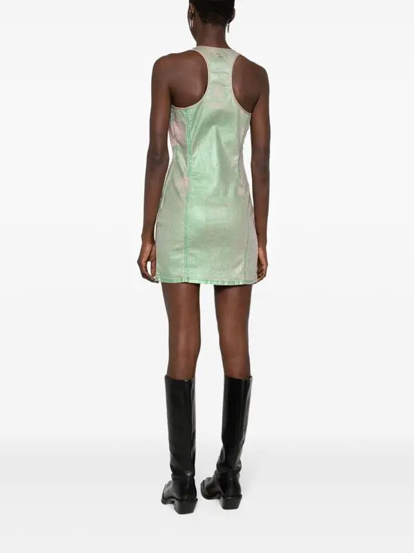 DIESEL® De-arlyn-s Laminated Mini Dress