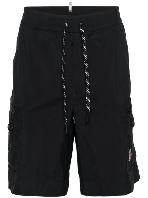 Moncler Logo Appliqué Drawstring Shorts