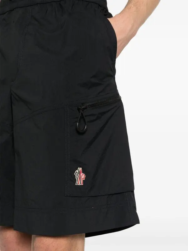 Moncler Logo Appliqué Drawstring Shorts