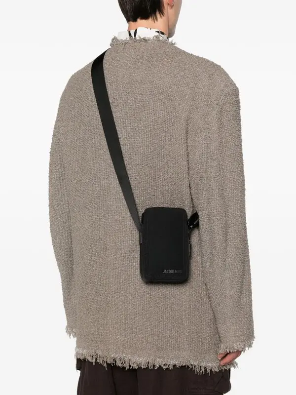 Jacquemus Le Cuerda Vertical Messenger Bag - Black