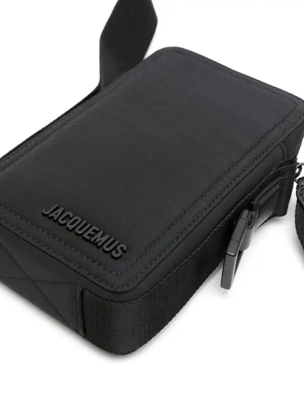 Jacquemus Le Cuerda Vertical Messenger Bag - Black