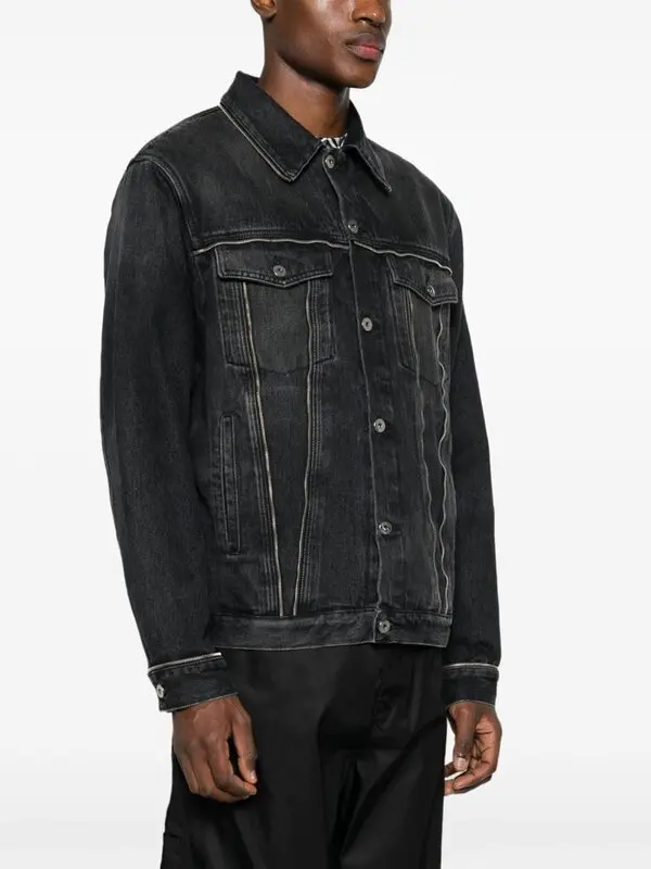 Off-White Zip-embellished Denim Jacket