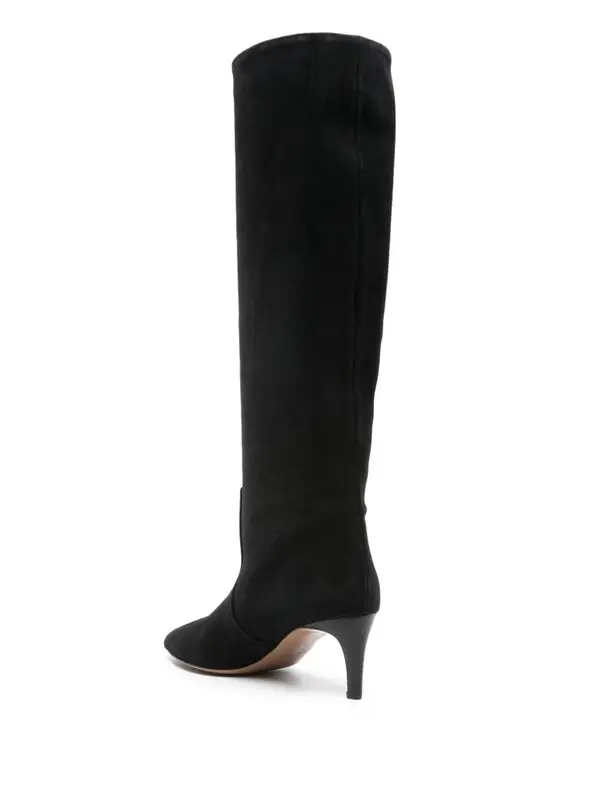 Paris Texas Stiletto 105mm Suede Boots
