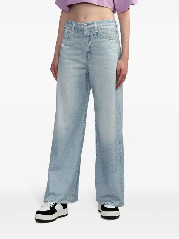 Rag & Bone Mid-rise Wide-leg Jeans