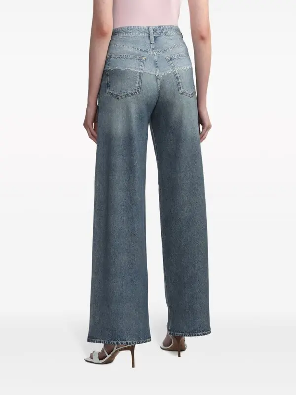 Rag & Bone Panelled Wide-leg Jeans