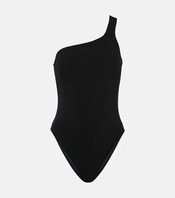 Isabel Marant Sage One-shoulder Swimsuit - Black