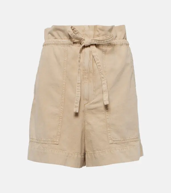 MARANT ETOILE Ipolyte High-rise Denim Shorts - Brown