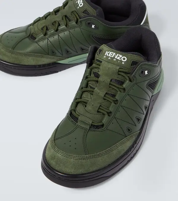Kenzo Leather Sneakers - Green