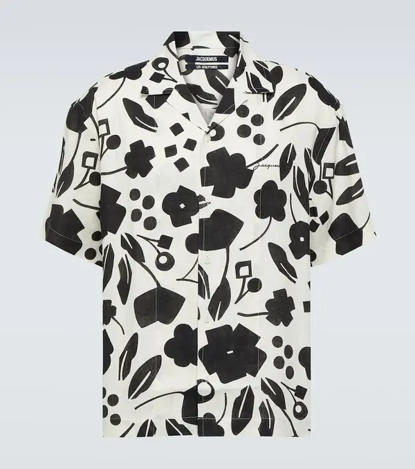 Jacquemus Jean Printed Linen Shirt - Multicoloured