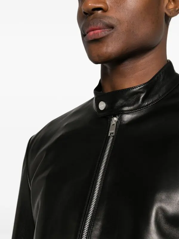 Arma Ryu Leather Jacket In Black - 32% Off | Editorialist