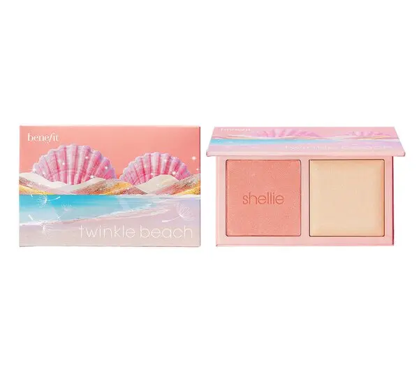 BENEFIT COSMETICS Twinkle Beach Mini Blush & Hi Ghlighter - One-color
