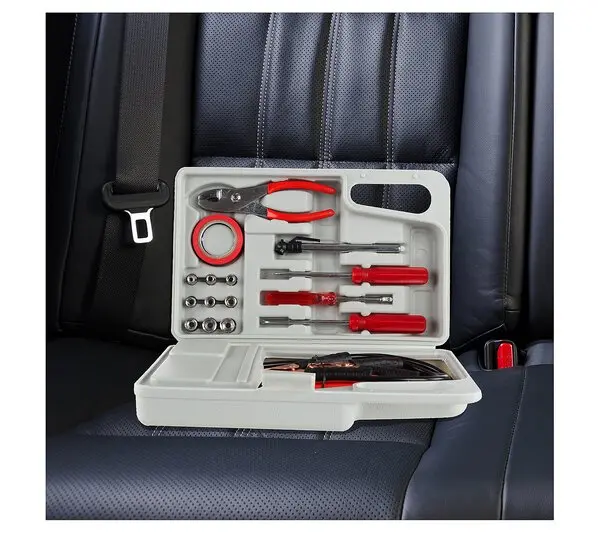STALWART Roadside Emergency Car Kit 30-pc Road Rip Essentials