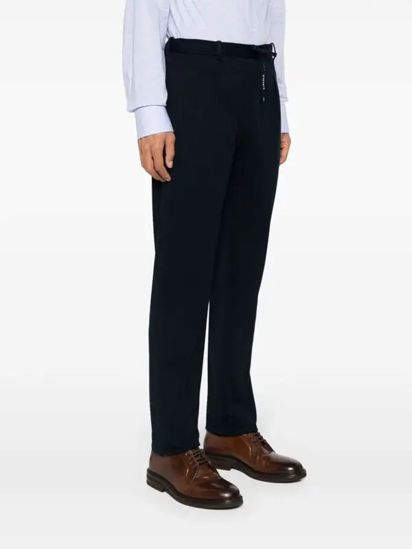 CIRCOLO 1901 Pleat-detail Straight-leg Trousers - Blue
