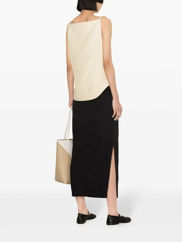 Loulou De Saison Mihant Square-neck Twill Top