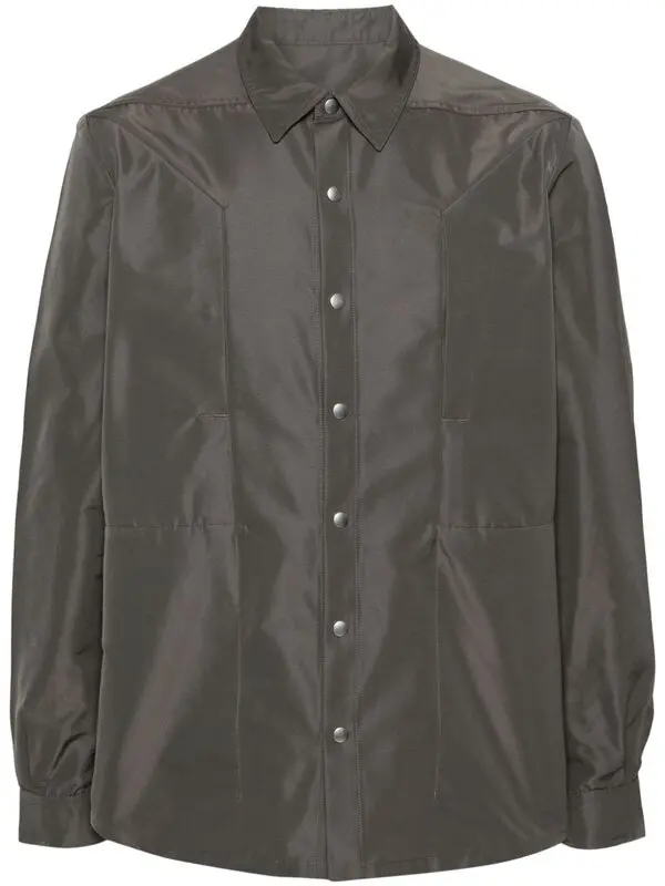 Rick Owens Fogpocket Shirt Jacket - Grey