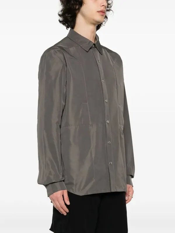 Rick Owens Fogpocket Shirt Jacket - Grey