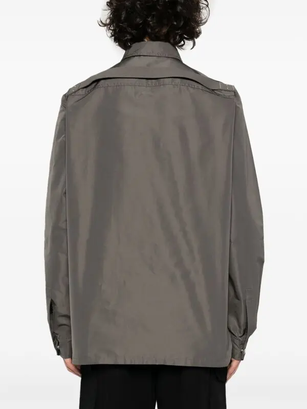 Rick Owens Fogpocket Shirt Jacket - Grey