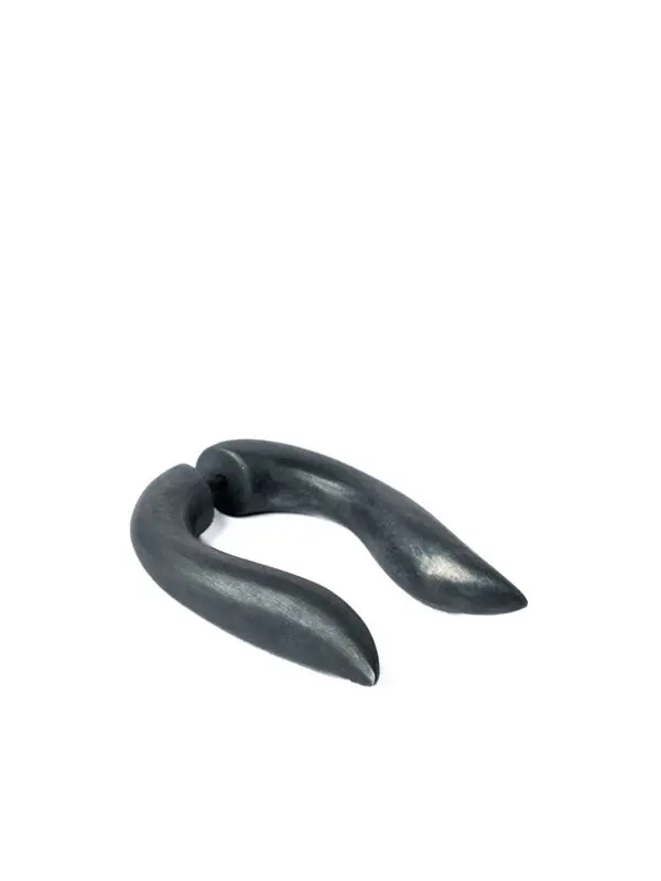 PARTS OF FOUR Hathor Matte-finish Earring - Black