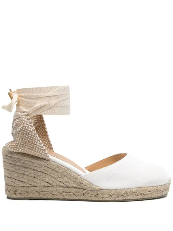 CastaÑer Carina 70mm Espadrilles - White