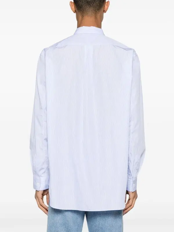 Comme Des Garçons Colour-block Cotton Shirt