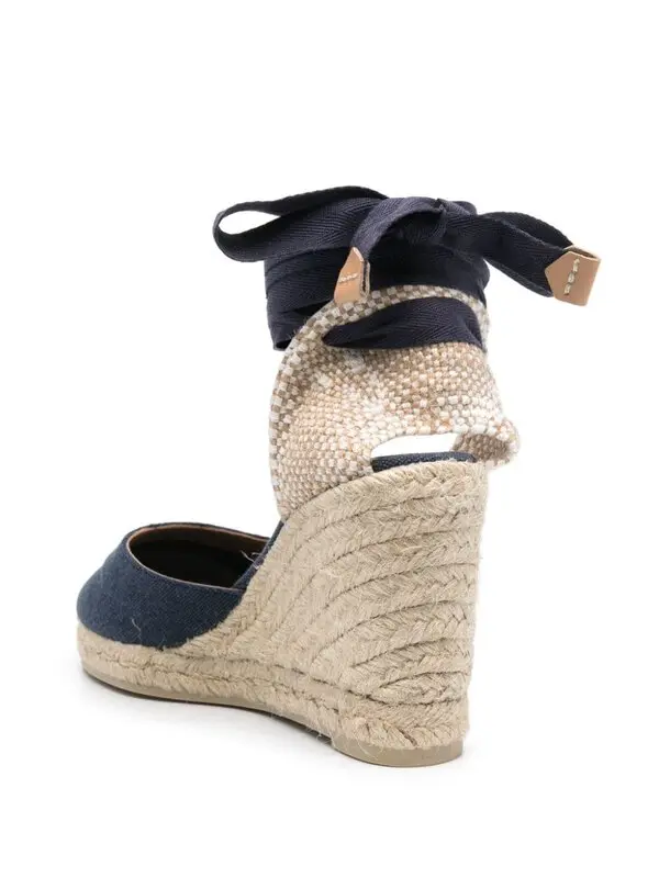 CastaÑer 90mm Carina Wedge Espadrilles - Blue