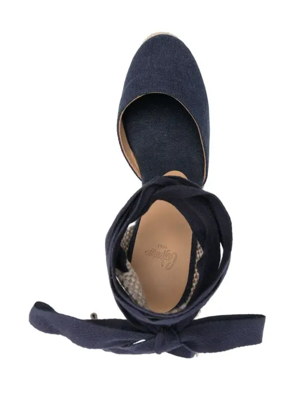 CastaÑer 90mm Carina Wedge Espadrilles - Blue
