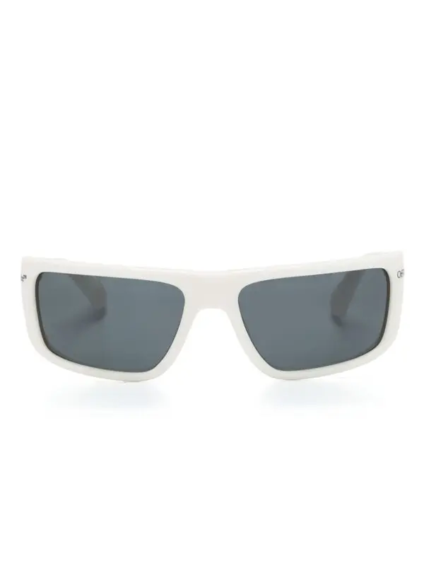 Off-White Rectangle-frame Sunglasses - White