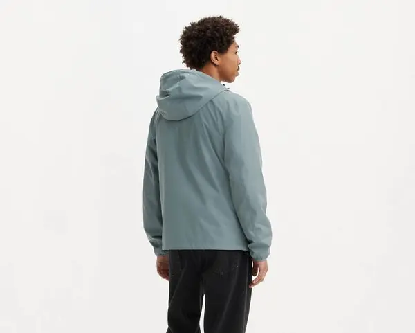 LEVI'S Hooded Rain Windbreaker Jacket