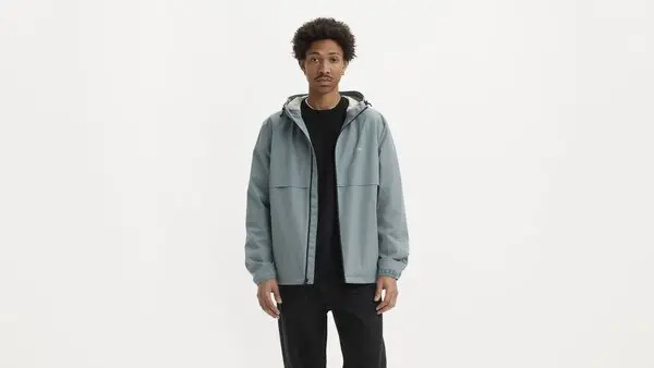 LEVI'S Hooded Rain Windbreaker Jacket