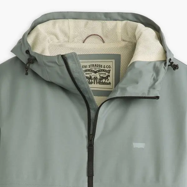 LEVI'S Hooded Rain Windbreaker Jacket