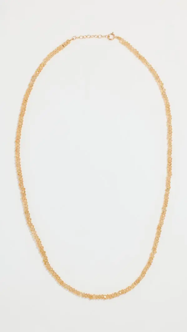 Jia Jia 14k Yellow Gold Beaded Necklace - Citrine