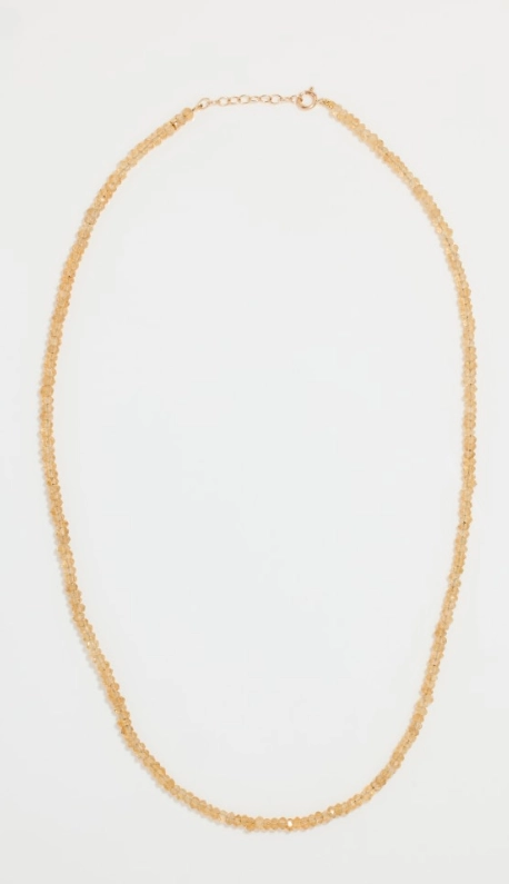 Jia Jia 14k Yellow Gold Beaded Necklace - Citrine