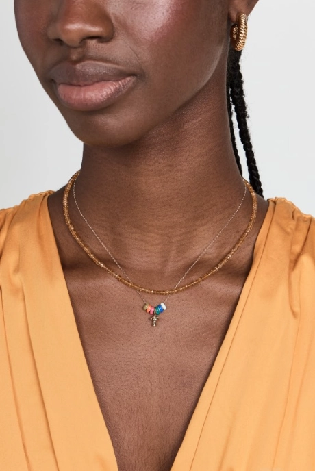 Jia Jia 14k Yellow Gold Beaded Necklace - Citrine