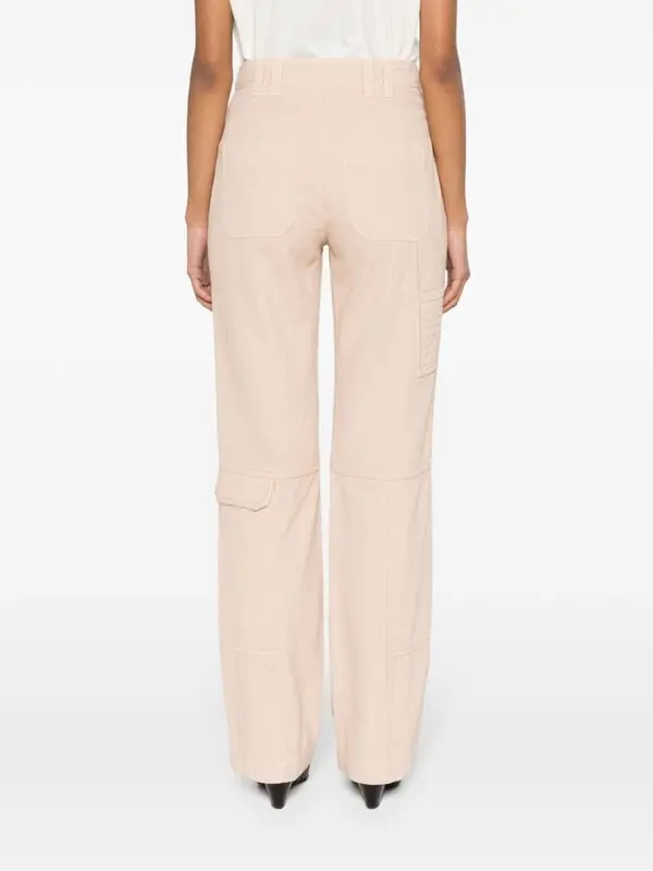 Zadig&Voltaire Pepper High-waist Straight-leg Trousers - Neutrals