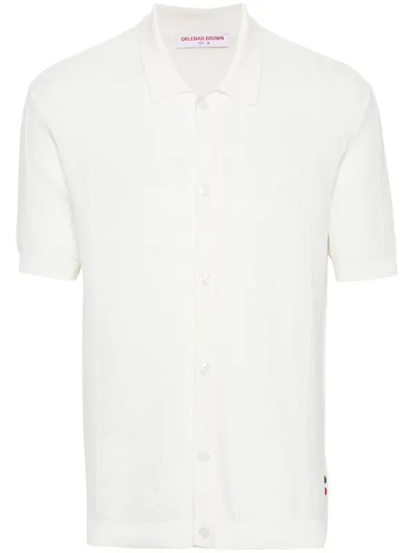 Orlebar Brown Tiernan Knitted Shirt - White