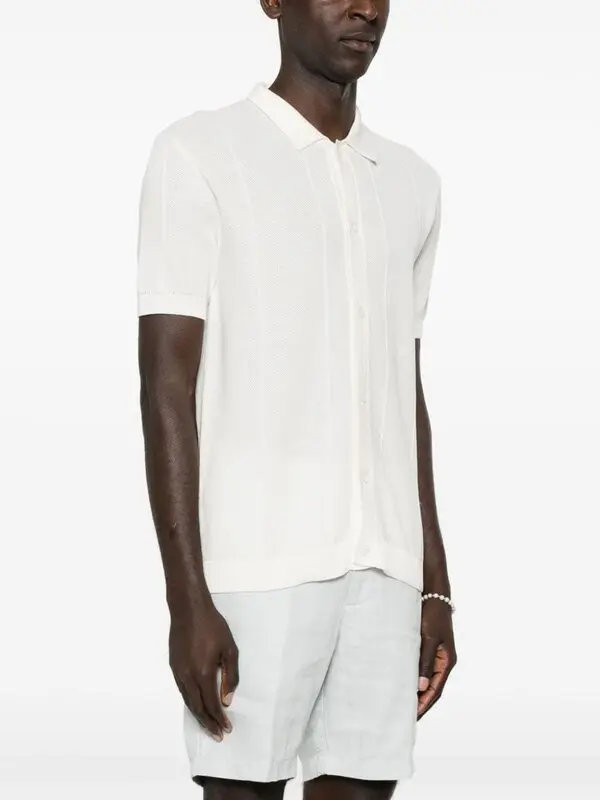 Orlebar Brown Tiernan Knitted Shirt - White