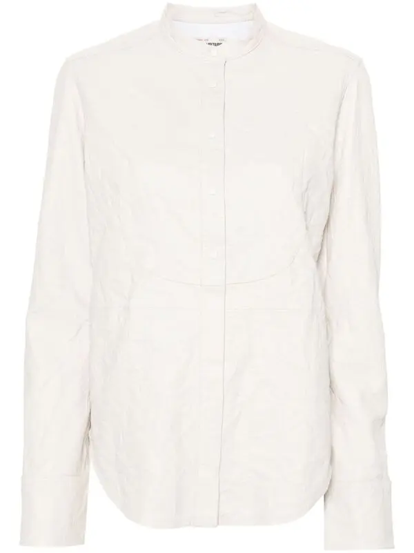 Zadig&Voltaire Crinkled Leather Overshirt