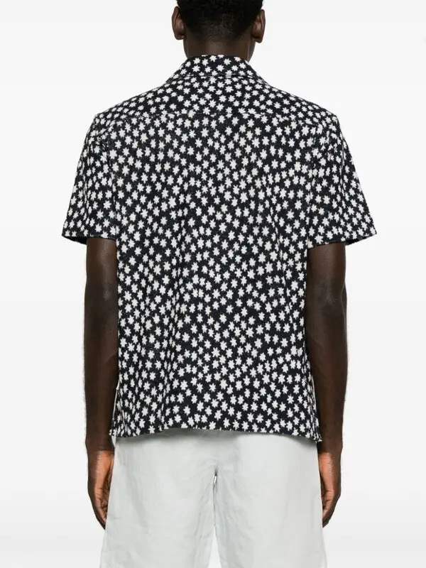 Orlebar Brown Howell Star Towelling-finish Shirt