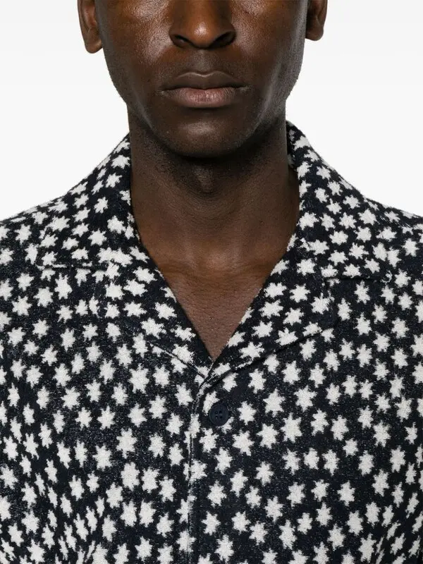 Orlebar Brown Howell Star Towelling-finish Shirt