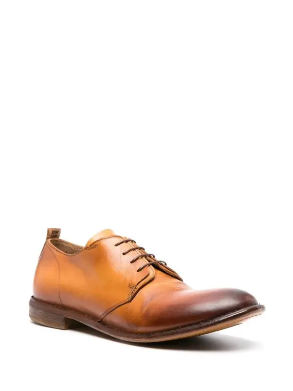 Moma Lace-up Leather Derby Shoes - Brown
