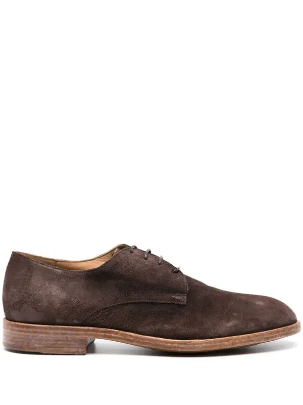 Moma Lace-up Suede Derby Shoes
