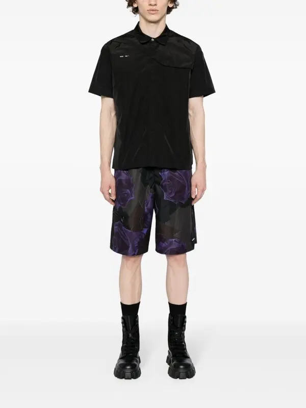 Undercover Rose-print Bermuda Shorts